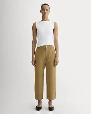 Everlane Utility Straight-Leg Pant Oak Brown | 26.5" Inseam